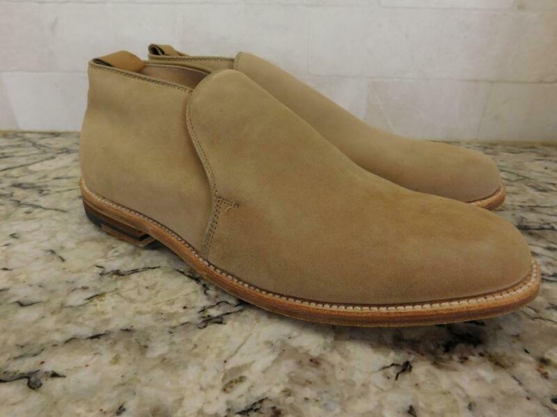 Alden D6706 Tan Suede Chukka Slip-On Boot | Alden Model Project
