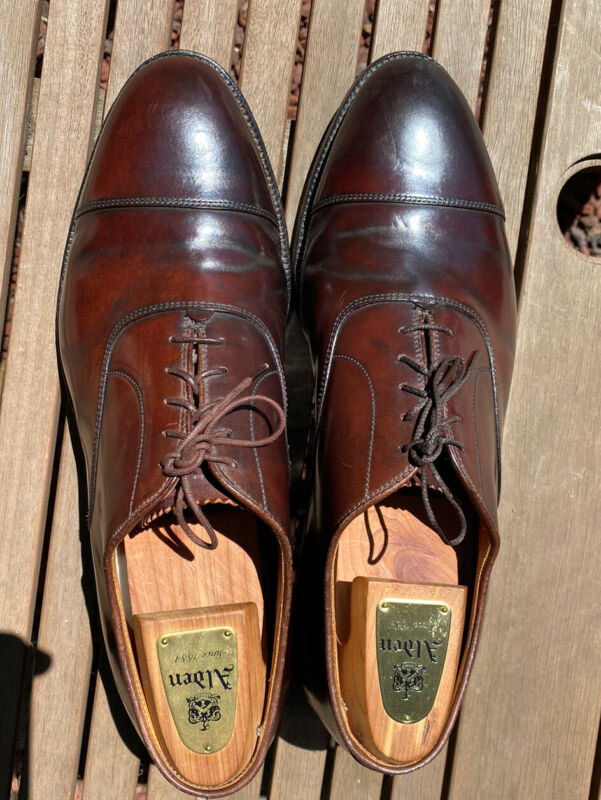 Alden 9070 Color 8 Shell Cordovan Straight Tip Bal | Alden Model Project
