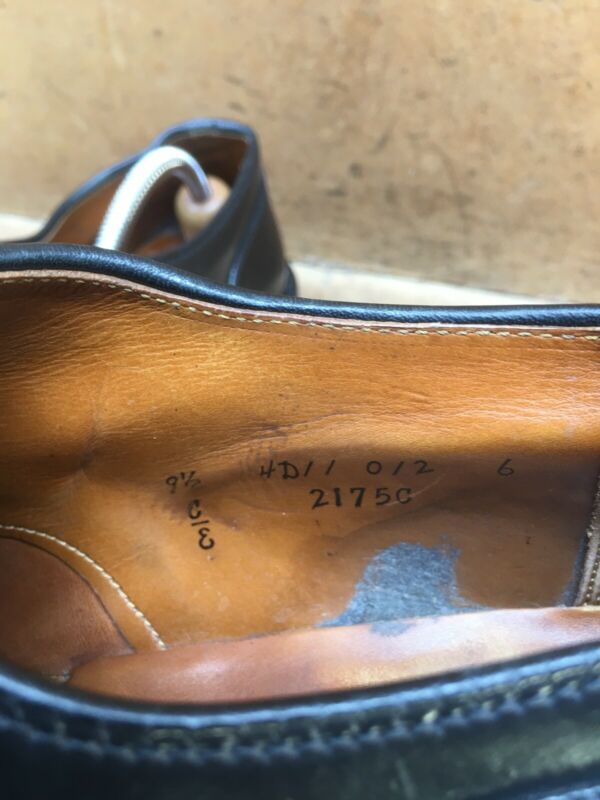 Alden 2175C Black Shell Cordovan Straight Tip Blucher | Alden Model Project