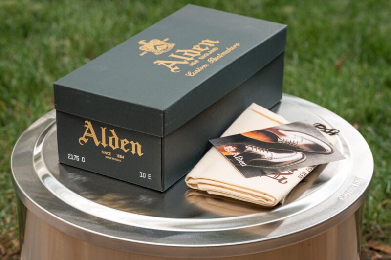 Alden 2175C Black Shell Cordovan Straight Tip Blucher | Alden Model Project