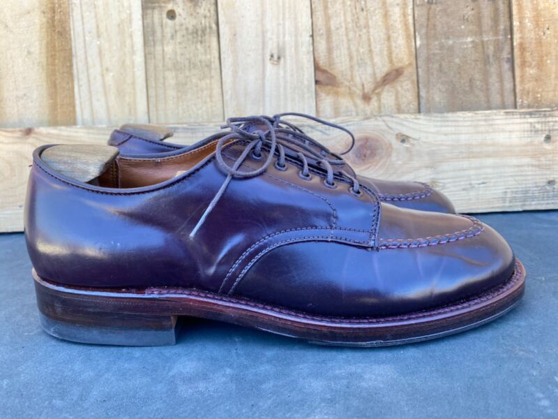 Alden D1607 Color 8 Shell Cordovan Mocc Toe Blucher | Alden Model Project