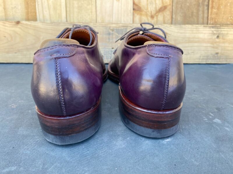 Alden D1607 Color 8 Shell Cordovan Mocc Toe Blucher | Alden Model Project