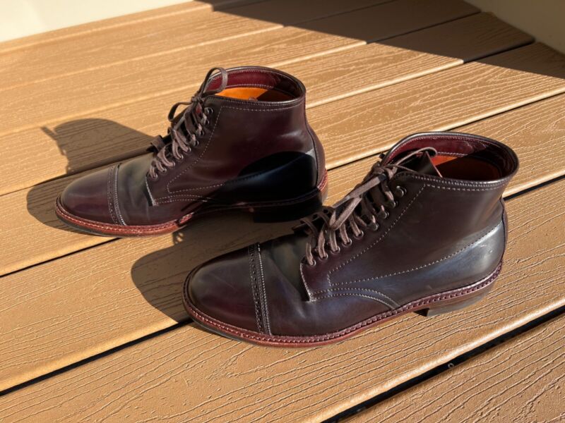Alden D2824HC Color 8 Shell Cordovan Cap Toe Boot | Alden Model Project