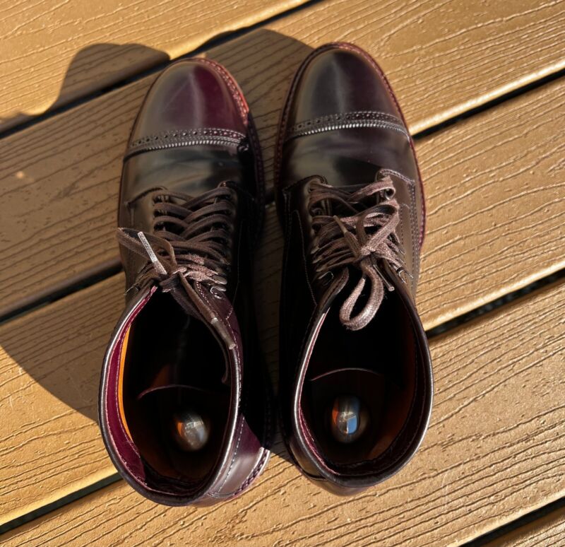 Alden D2824HC Color 8 Shell Cordovan Cap Toe Boot | Alden Model Project