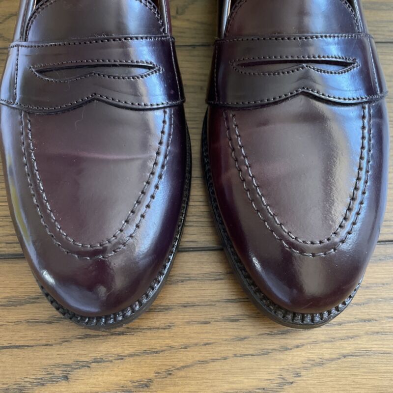 Alden 00003 Color 8 Shell Cordovan Full Strap Loafer | Alden Model Project