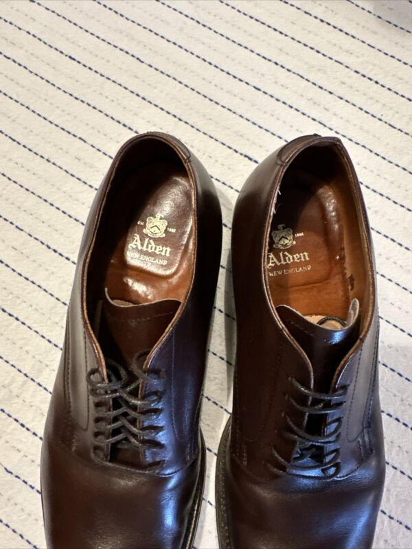 Alden 53793 Brown Calfskin Plain Toe Dover | Alden Model Project