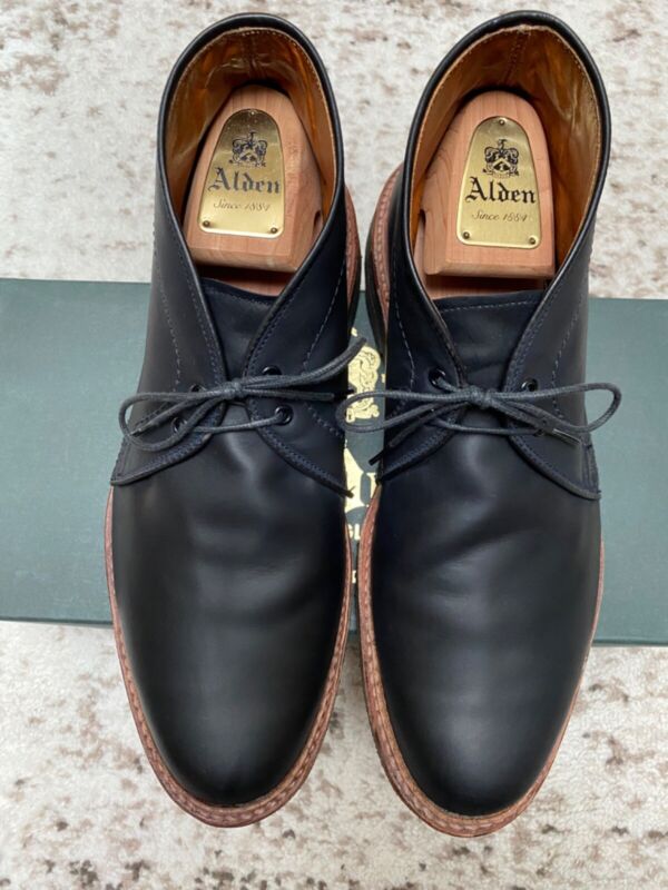 Alden D1716 Navy Oiled Nubuck Chukka | Alden Model Project